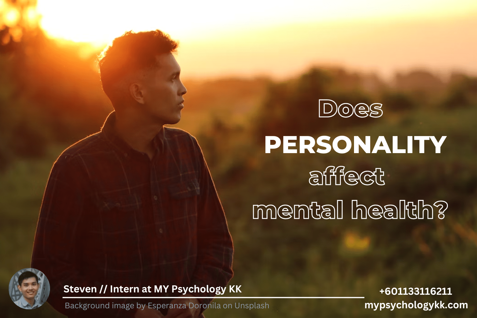 Does PERSONALITY affect mental health? - MY Psychology KK